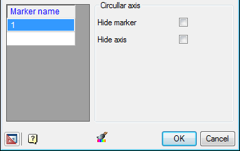 Circular construction axis