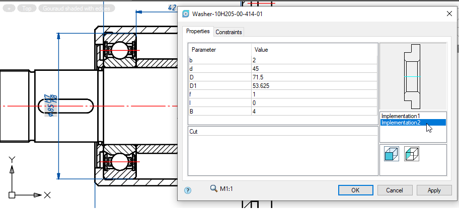 Creating Parametric Objects in nanoCAD Mechanica Part 3